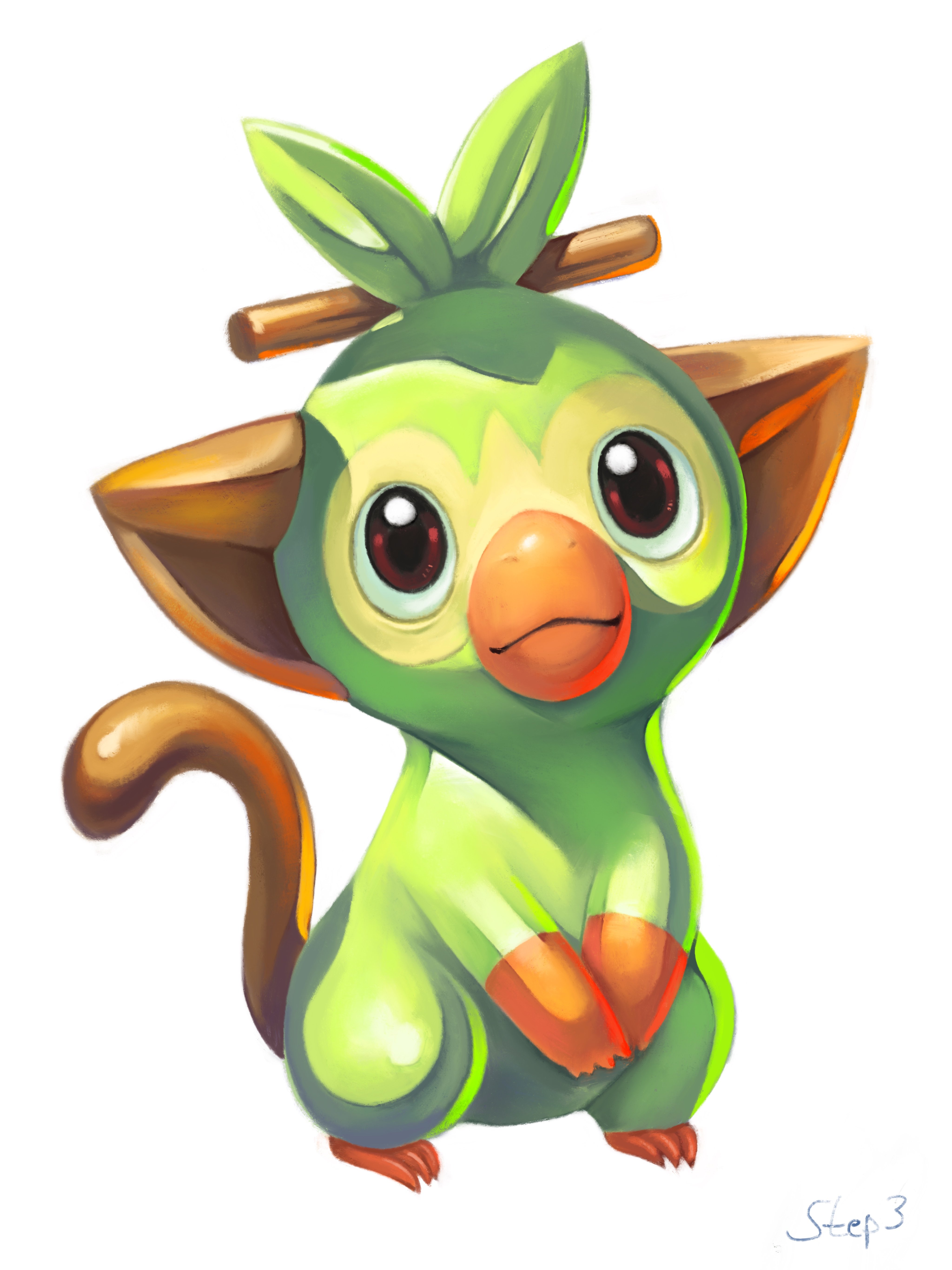 Gen 8 Starter: Chimpep (Fanart von freak-sider auf Animexx.de) - Animexx.de