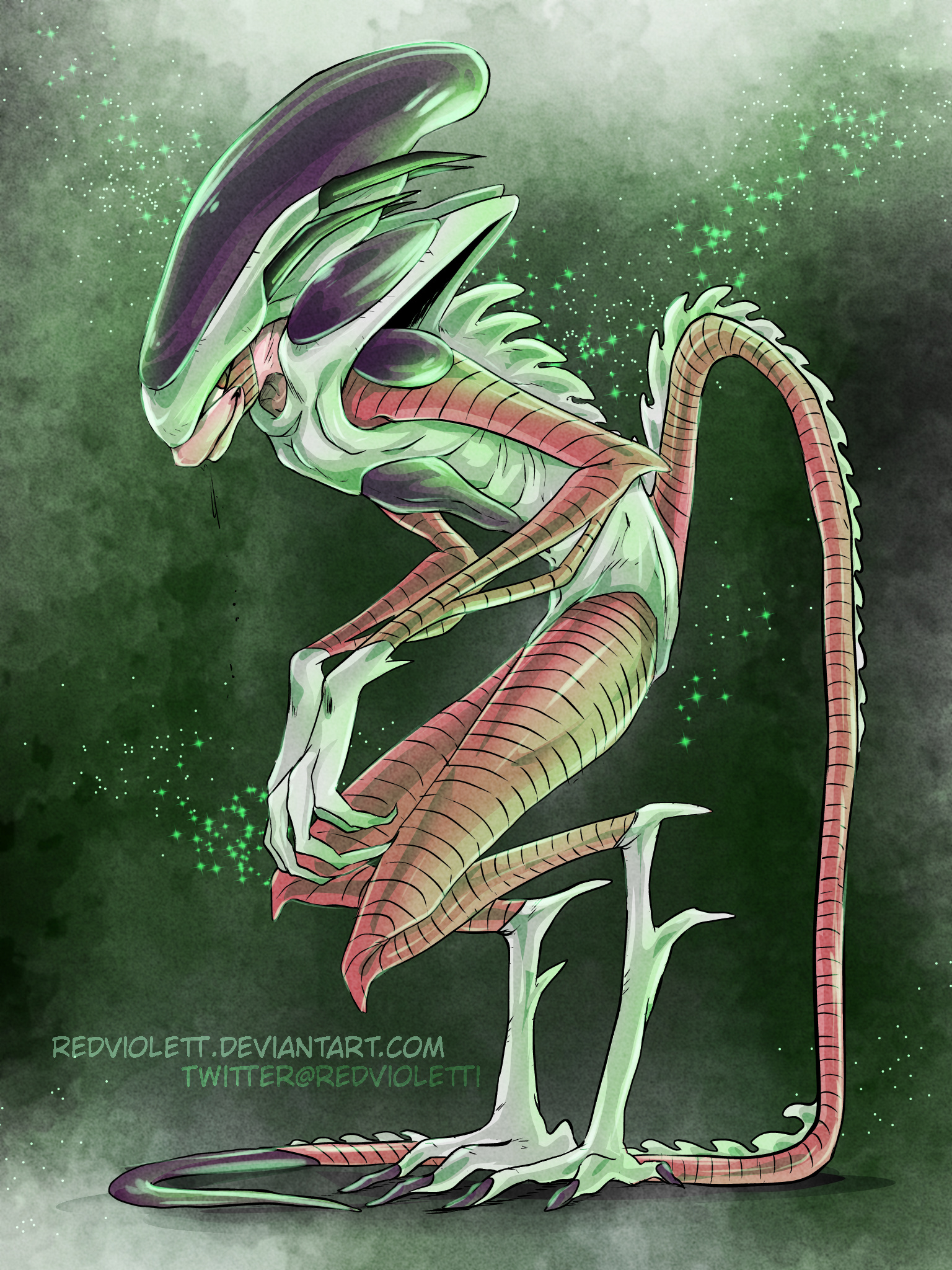 DBZ / Alien Crossover - Freezer (Fanart von RedViolett auf Animexx.de ...