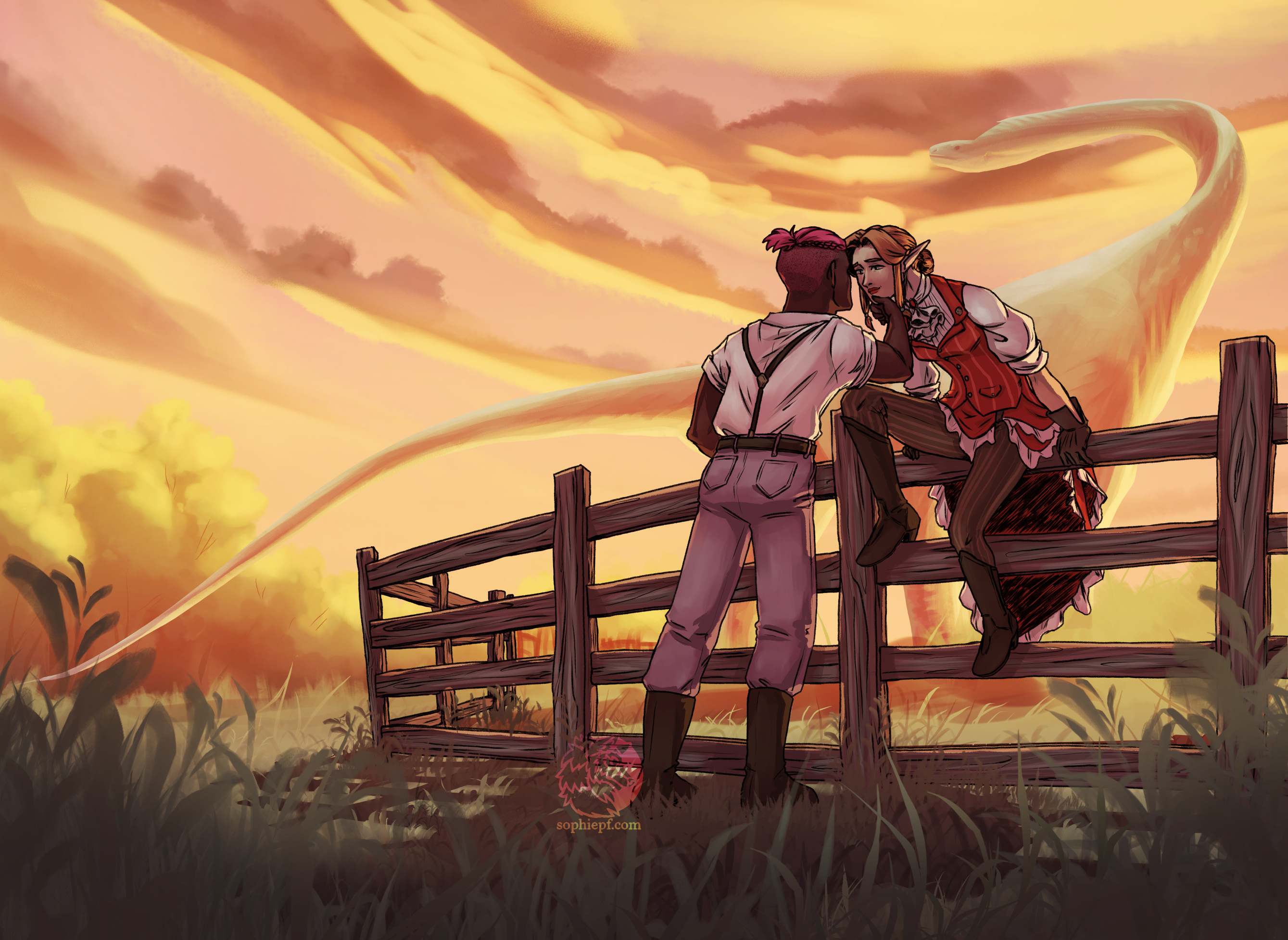 Sieba and Nertus (Fanart von Kyulein auf Animexx.de) - Animexx.de