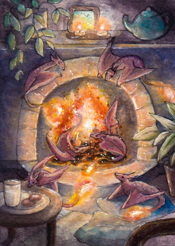 Gluhschwänze (Fanart von Gullibird auf Animexx.de) - Animexx.de